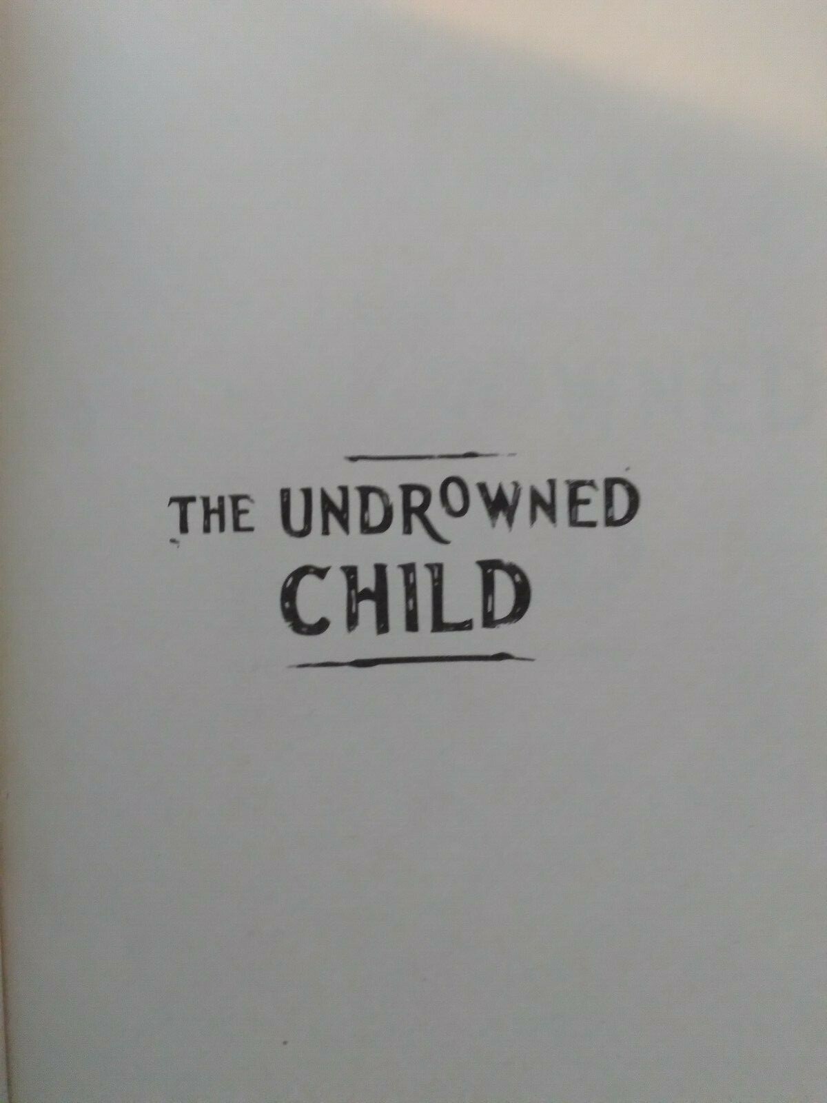 Undrowned Child by Michelle Lovric (2011, Hardcover) for sale online | eBay
