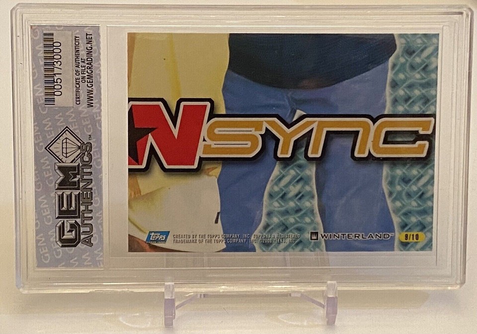 Justin Timberlake SHIRT Swatch Worn Material Relic N'Sync Card #0051/ ...
