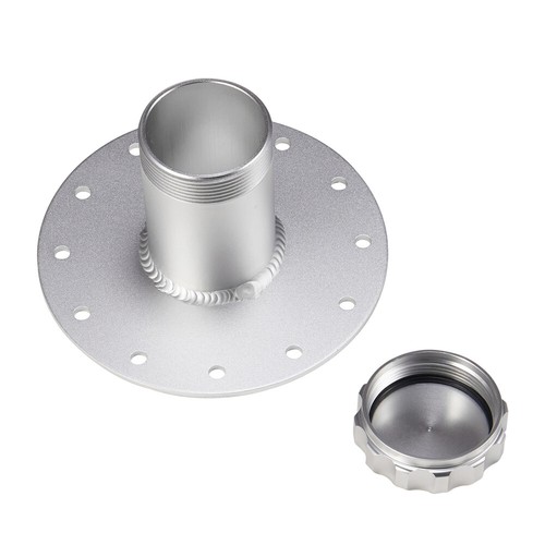Billet Aluminum Straight Fuel Cell Fast Fill Filler Neck 12 Bolt Flange ...