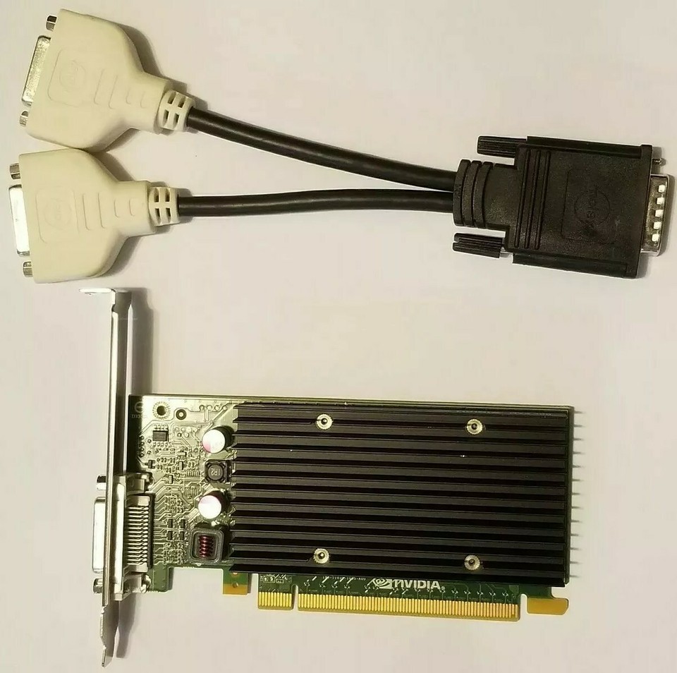 Dell Optiplex 3010 7010 9010 NVIDIA NVS 300 Dual DVI Monitor Video ...
