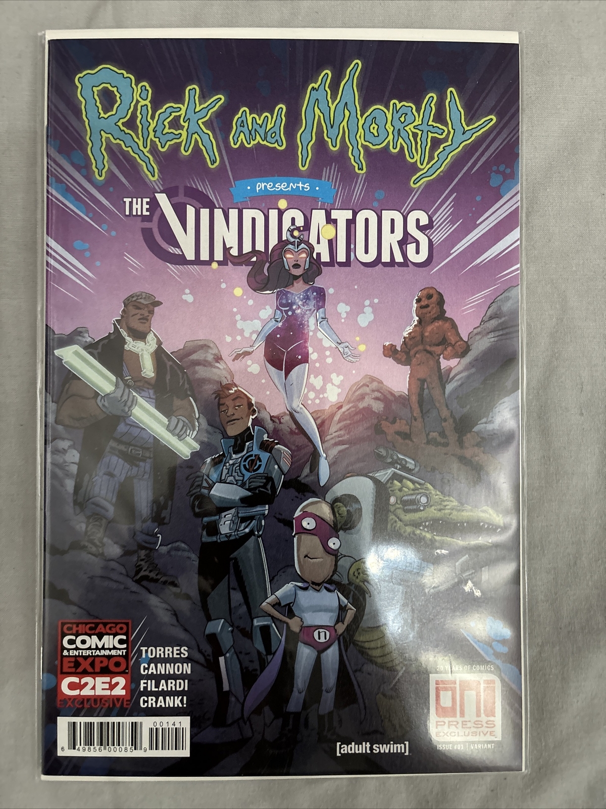 Rick and Morty Presents The Vindicators #1 C2E2 2018 Variant Cover Oni ...