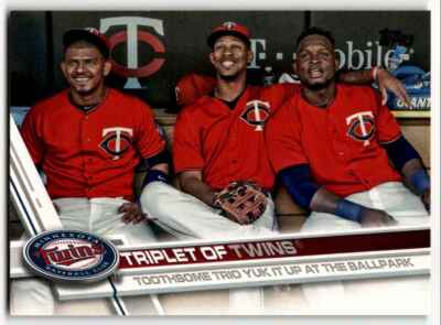 2017 Topps Baseball Series Two Triplet of Twins #590 Minnesota Twins | eBay