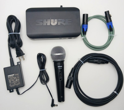 Shure BLX4 H9 512-542 MHz Wireless Receiver w/ Power Supply, SV100 Mic ...