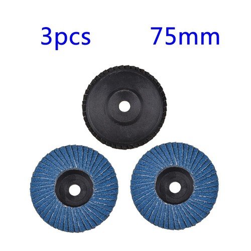 3Pcs Roues de Pon?age Rabat Disques 75mm/7.6cm Meuleuse Angle Disque ...