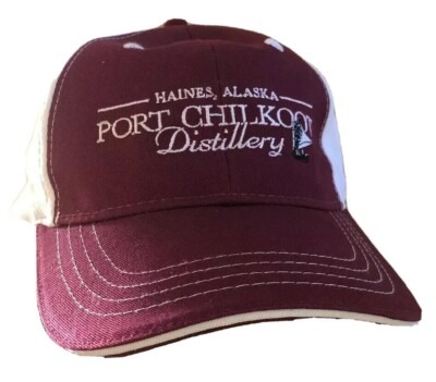 Port Chilkoot Distillery Hat Cap Haines Alaska Embroidered Vodka Gin ...