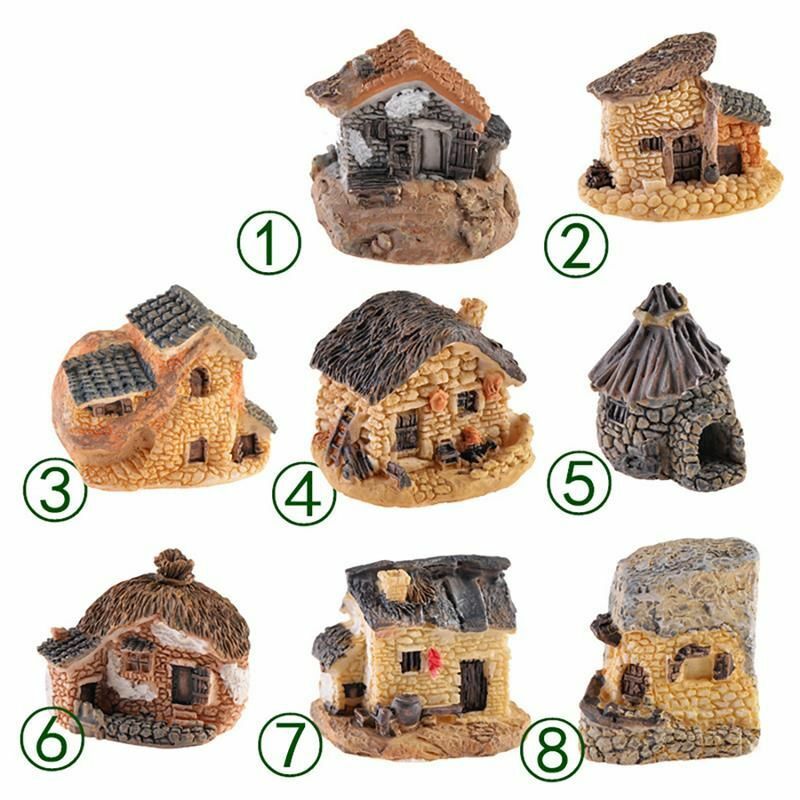 Miniature Fairy Cottages In Terrariums