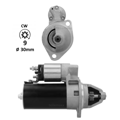 Starter For HATZ 1D20 1D30 1D40 BOMAG 1D41S BPR50 0001109008 0001109043 ...