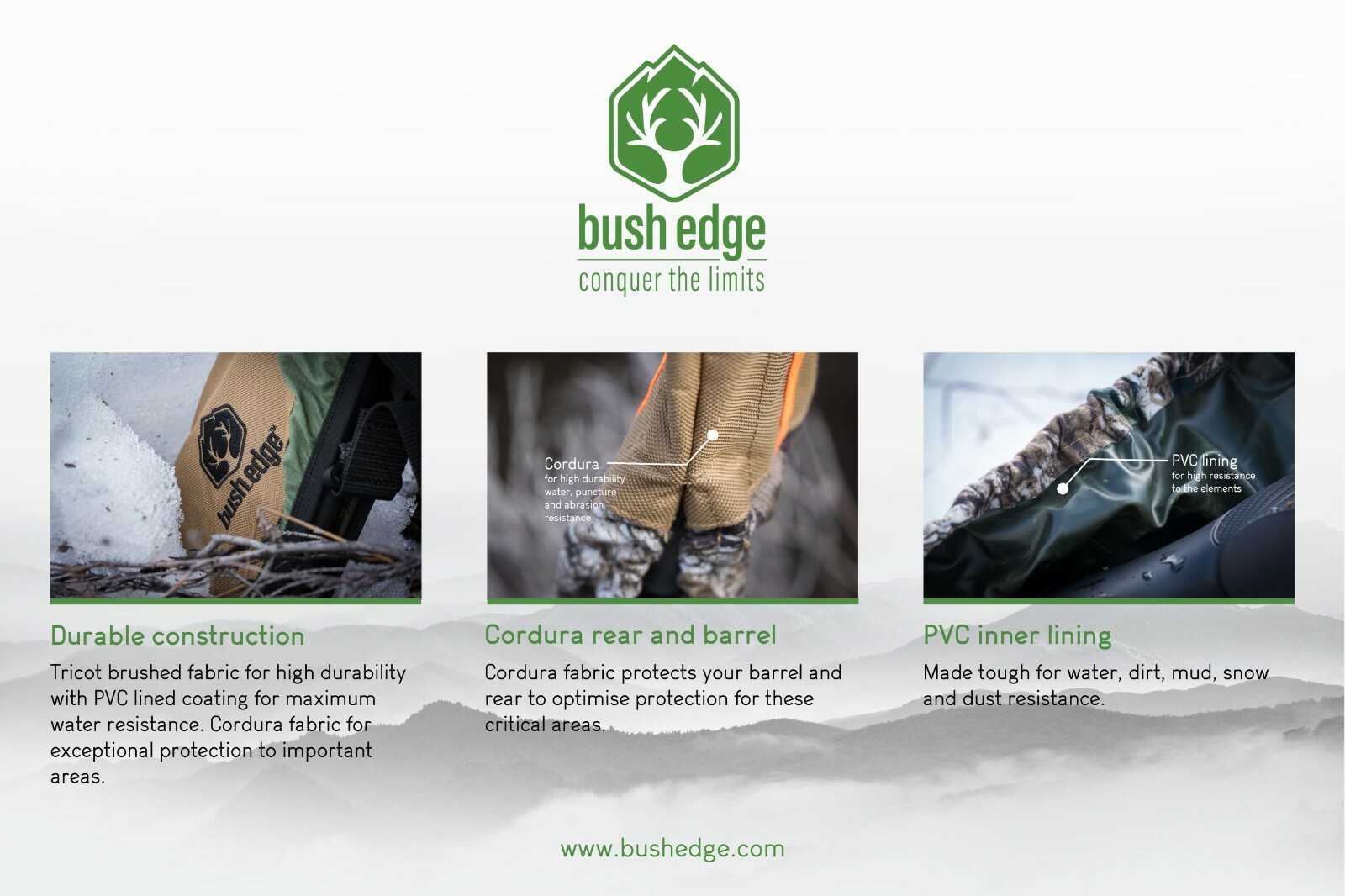 Hunting Cover - Ultimate All Weather Rifle Cover (Camo) Bush Edge ...