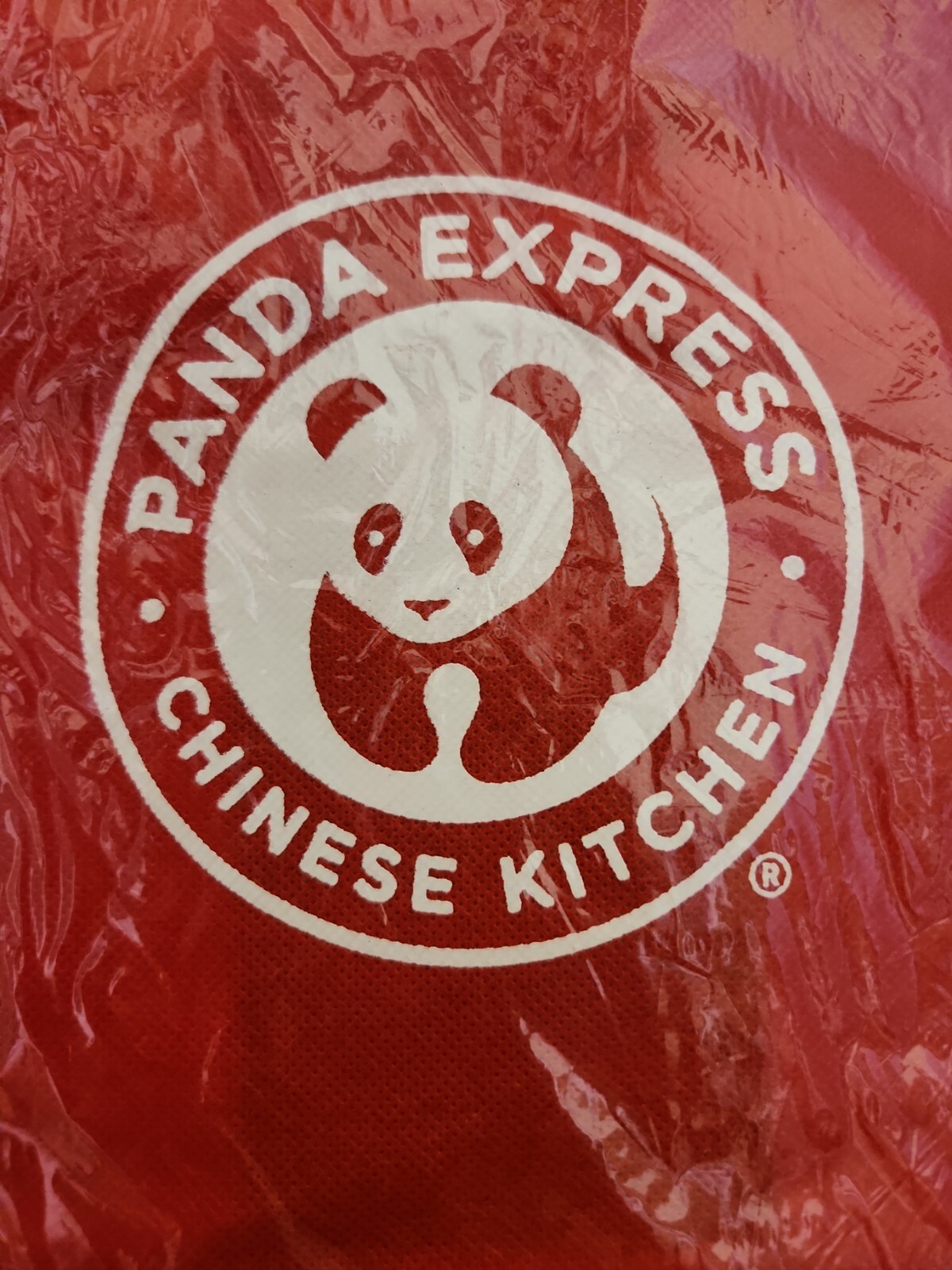 Panda Express Chinese Kitchen Reusable Red Bag 15x12 inches | eBay