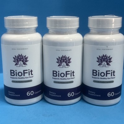 BioFit Probiotic Capsules Supports Healthy Gut Health Supplement 60 ...