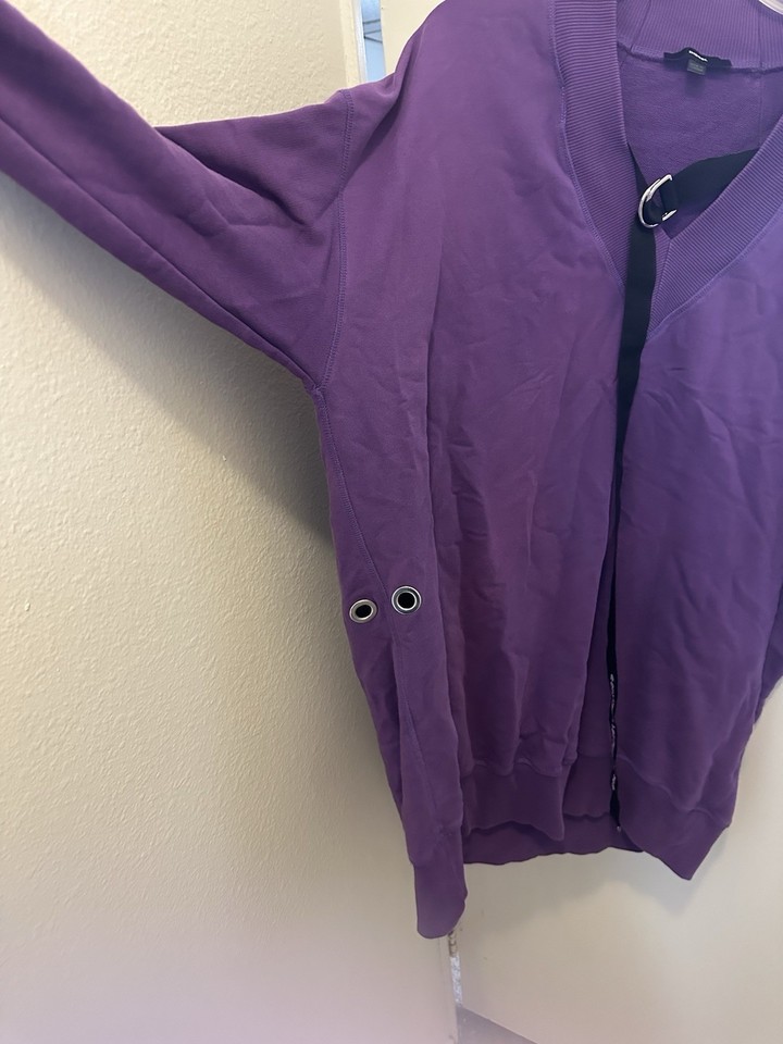 Diesel Purple Sweater Dress With Black Strap Detail Punk | eBay