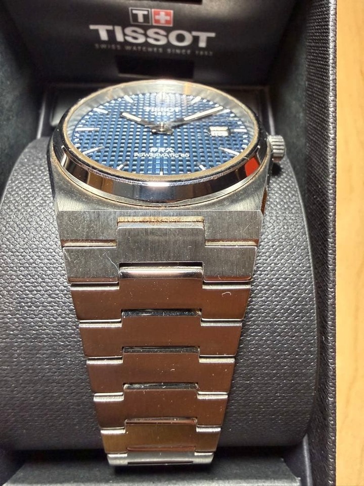 Excellent Tissot PRX Blue Dial Watch Swiss Made Timepiece | eBay