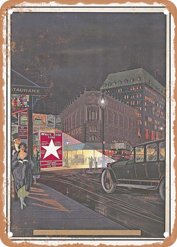 METAL SIGN - 1918 White Star Line Vintage Ad | eBay