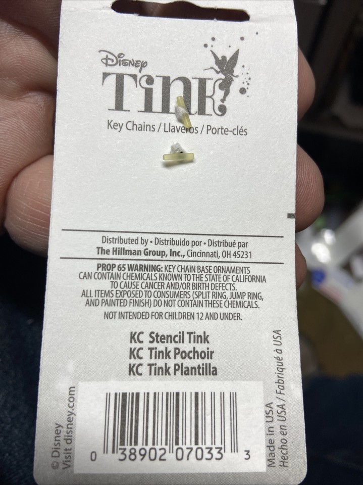 RARE! Tink Tinkerbell Keychain Key Chain by Disney VERY NICE & FAST ...