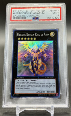 PSA 9 Hieratic Dragon King Of Atum PHSW-EN047 1st Edition Super Rare ...