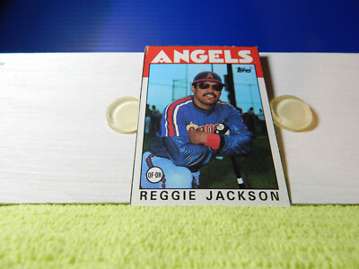 1986 Topps Reggie Jackson - Box Bottom | eBay