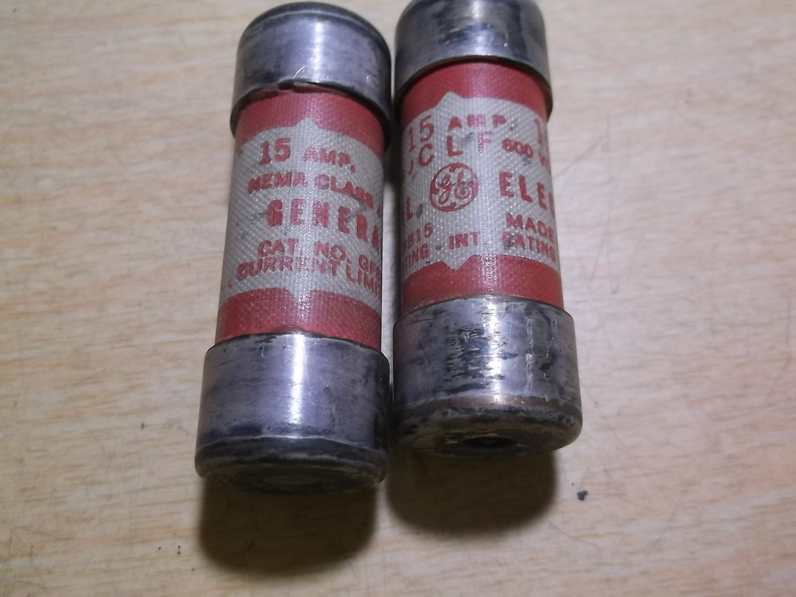 General Electric CLF 15A 600V Fuses, Lot of 2 *FREE SHIPPING* | eBay