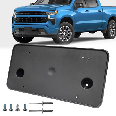 For 2023-2024 Silverado 1500 Front License Plate Frame Tag Holder Mount ...