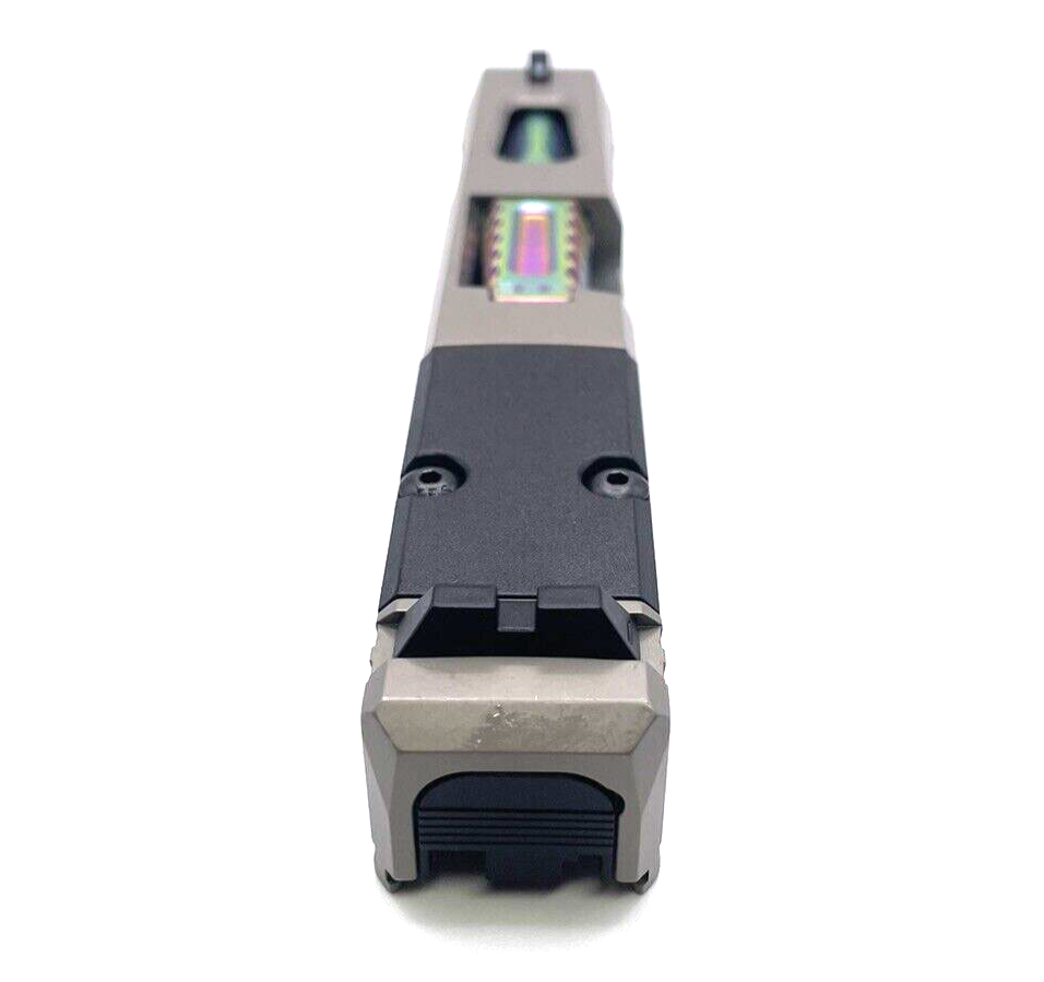 Hight Table Glock 26 G26 Gen 3 Nickel Slide RMR Cut Chameleon Fluted ...