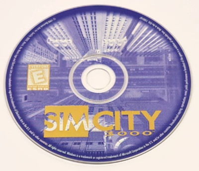 SimCity 3000 (Microsoft Windows PC CD-ROM, 1998) Game Disc Only ...