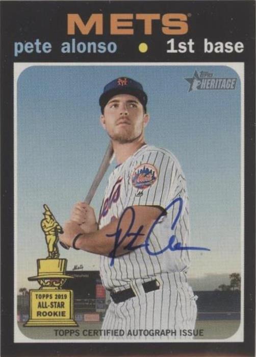 2020 Topps Heritage - Real One Autographs Pete Alonso #ROA-PA (AU) for ...