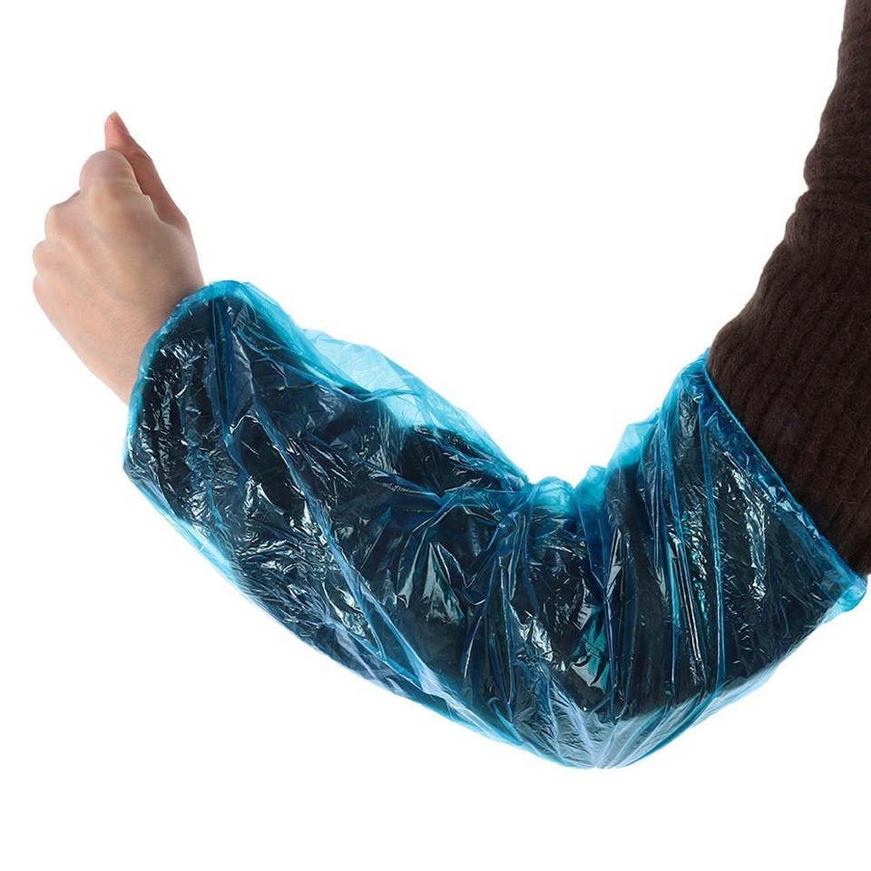 100pcs Soft Disposable Arm Sleeves Covers Waterproof Oversleeves ...