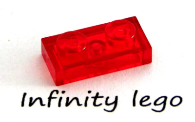 30 LEGO Trans-Red Plate 1 x 2 (3023) - (30 Pieces) | eBay