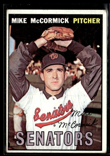 1967 Topps Mike McCormick EX Set Break #86 | eBay