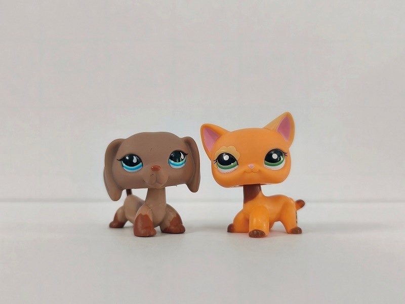 5pcs/lot Littlest Pet Shop Figure LPS Cat Dog #518#1643#1194#336#817 ...