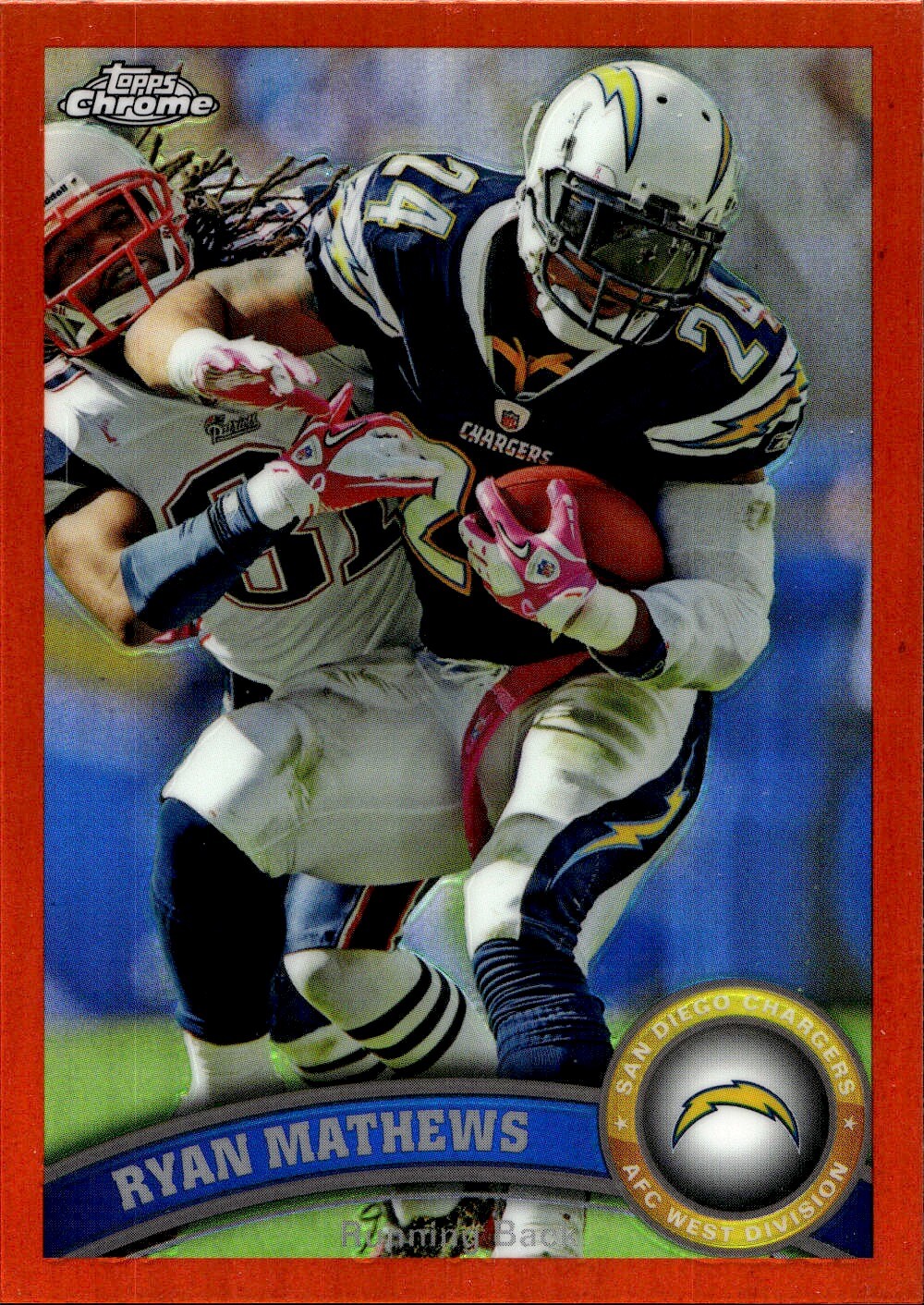 2011 Topps Chrome - Ryan Mathews #103 Orange Refractor for sale online ...