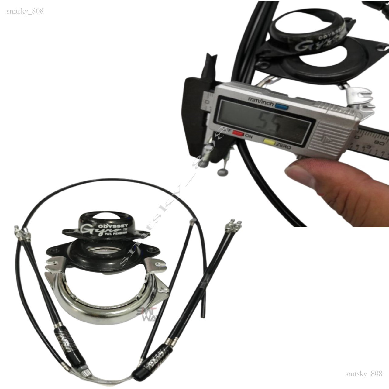 BMX Haro Cable NOS Odyssey Gen 1 Gyro Detangler 25.4 Old School Black ...