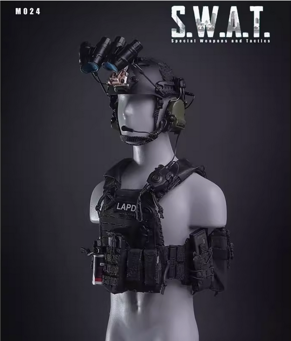 MINITIMES 1/6 Male Soldier US SWAT 2.0 M024 LAPD SWAT 12''Action Figure ...