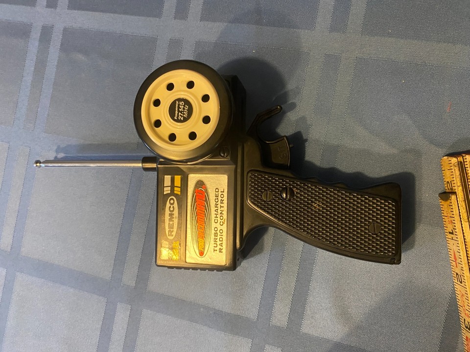 Vtg Remco Thunder hawk R/C Hydroplane Race Boat Remote control Orig Box ...