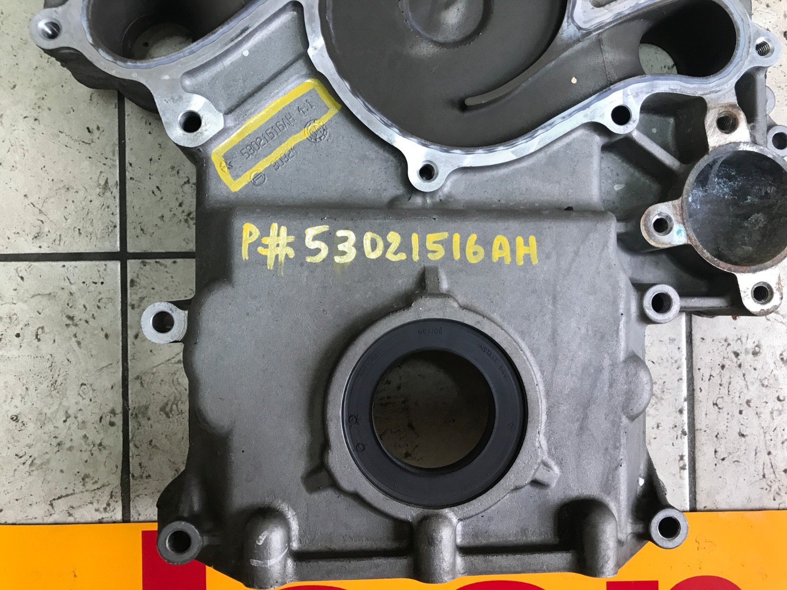 JEEP DODGE 5.7L HEMI TIMING CHAIN COVER 53021516AH CHRYSLER OEM MOPAR ...