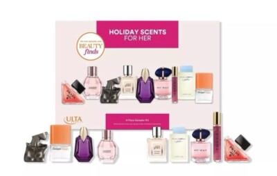 Ulta Holiday Scents For Her Fragrance Perfume Sampler Minis Gift Set ...