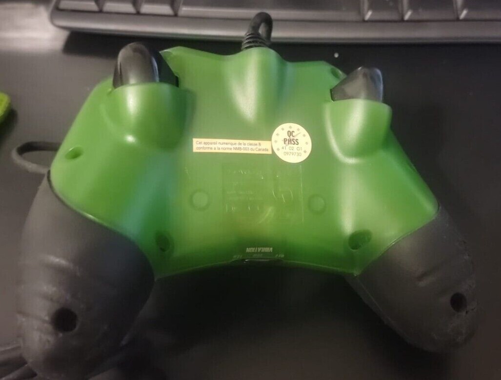 XBOX Game Controller Neon Lime Green - i Power Pad Original Xbox ...