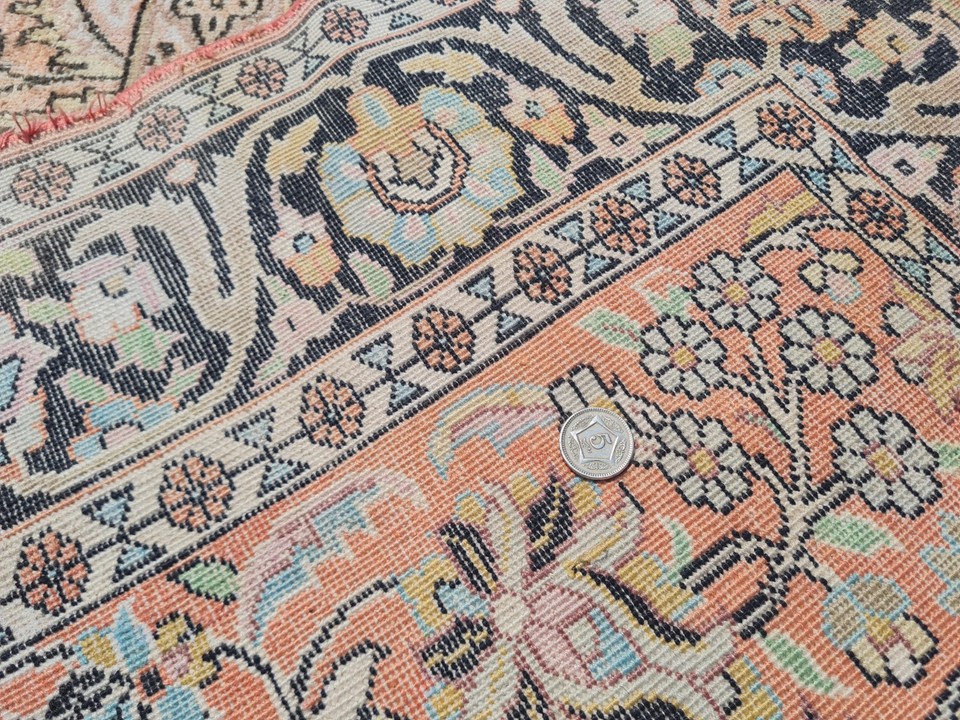 Amazing Hand Knotted Vintage Kashmir Kashmiri Wool Area Rug 5.11 x 3.11 ...