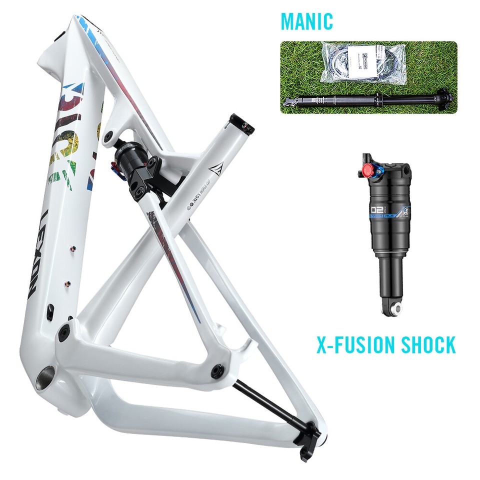 LEXON 29" Full Suspension Frame Carbon MTB Frame DH Cycling Downhill ...