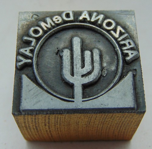 Printing Letterpress Printers Block Arizona DeMolay | eBay