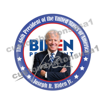 JOE BIDEN BUTTON 46th President of The United States - Biden Wins Elect ...
