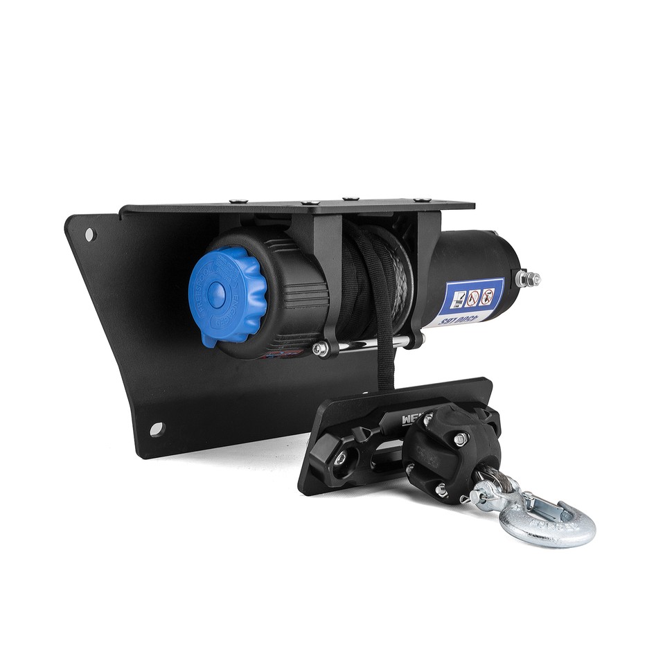 WSAYS 4500lb Electric Winch Mount Kit For Polaris Ranger XP 1000 Crew ...