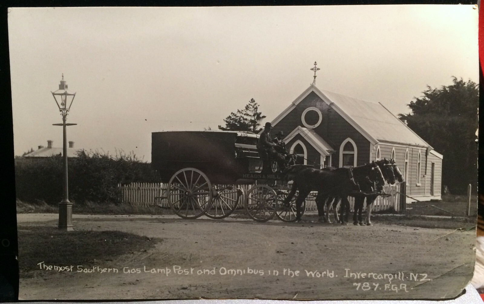 INVERCARGILL, NEW ZEALAND, F.G.R. Photo Post Card Frederick George ...