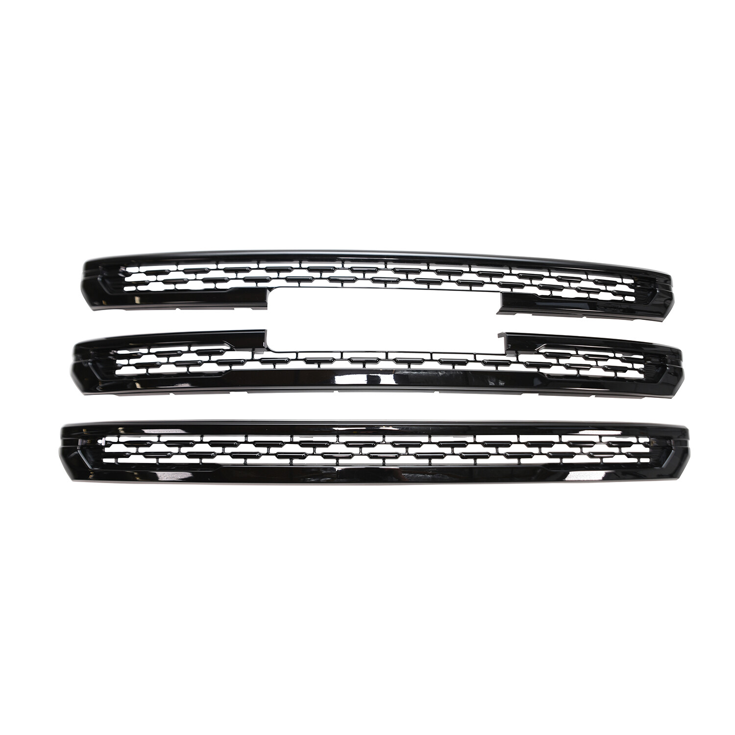 Gloss Black Grille Overlay / Trims (3 Pcs) FOR 2020-2022 GMC ACADIA SLE ...