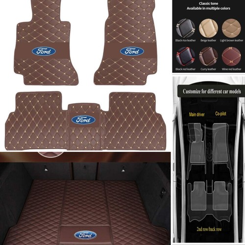 For Ford Car Floor Mats & Trunk Mat Custom Carpets All Weather ...