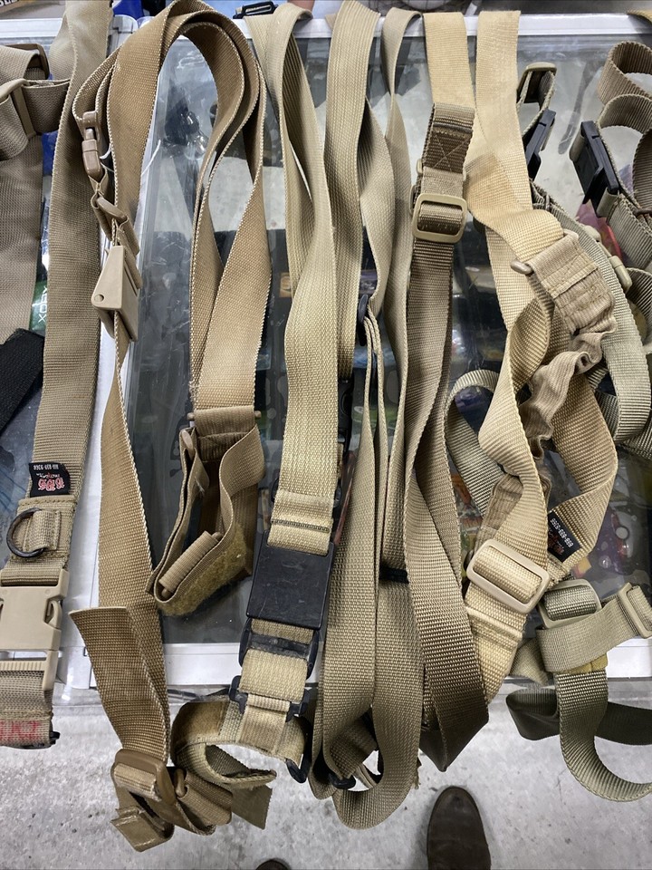 Huge Lot Of Military USMC Rifle Slings Blackhawk, BDS Many Brands 26 ...