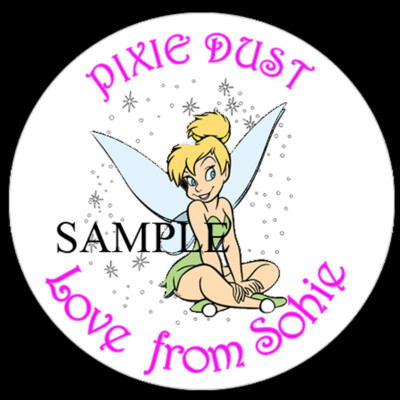 Personalised Pixie Dust Stickers Fairy Dust Tink | eBay UK