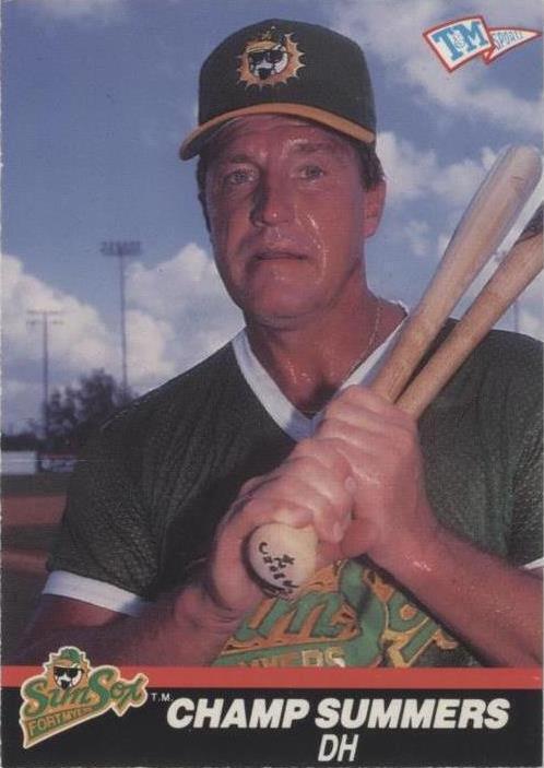 1989-90 T&M Senior Professional Baseball Association - Champ Summers ...