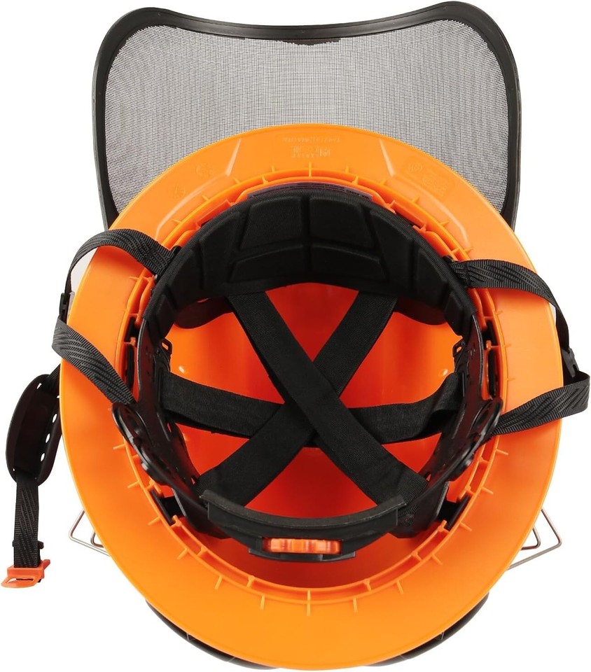 Chinsaw Helmet Full Brim Style Arborist Helmet Ventd Forestry Safety ...