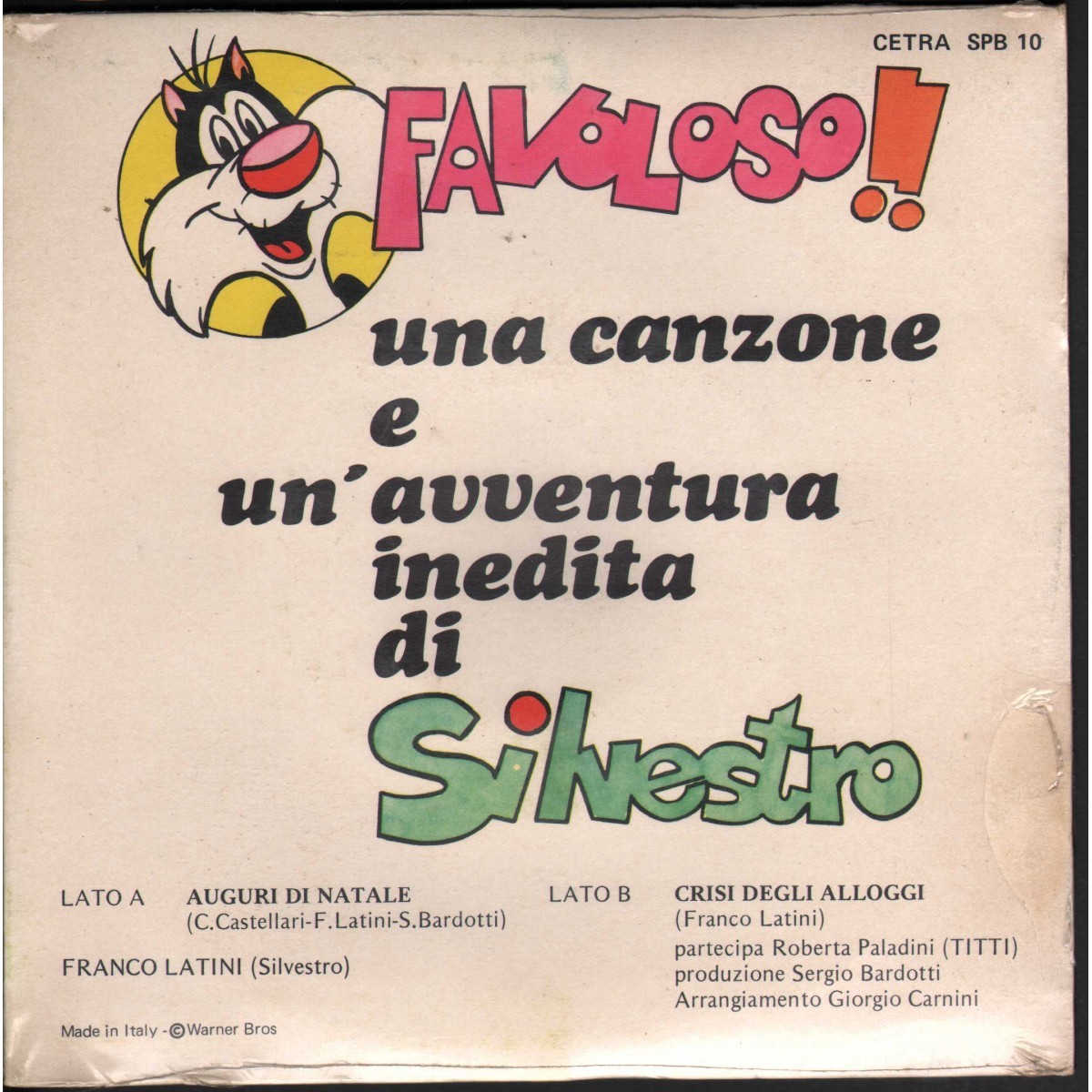 Franco Latini Roberta Paladini Vinile 45 giri Auguri Di Natale Cetra ...