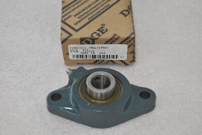 DODGE F2BSC012 FLANGE-MOUNT BALL BEARING UNIT SIZE 3/4" 2-BOLT FLANGE ...